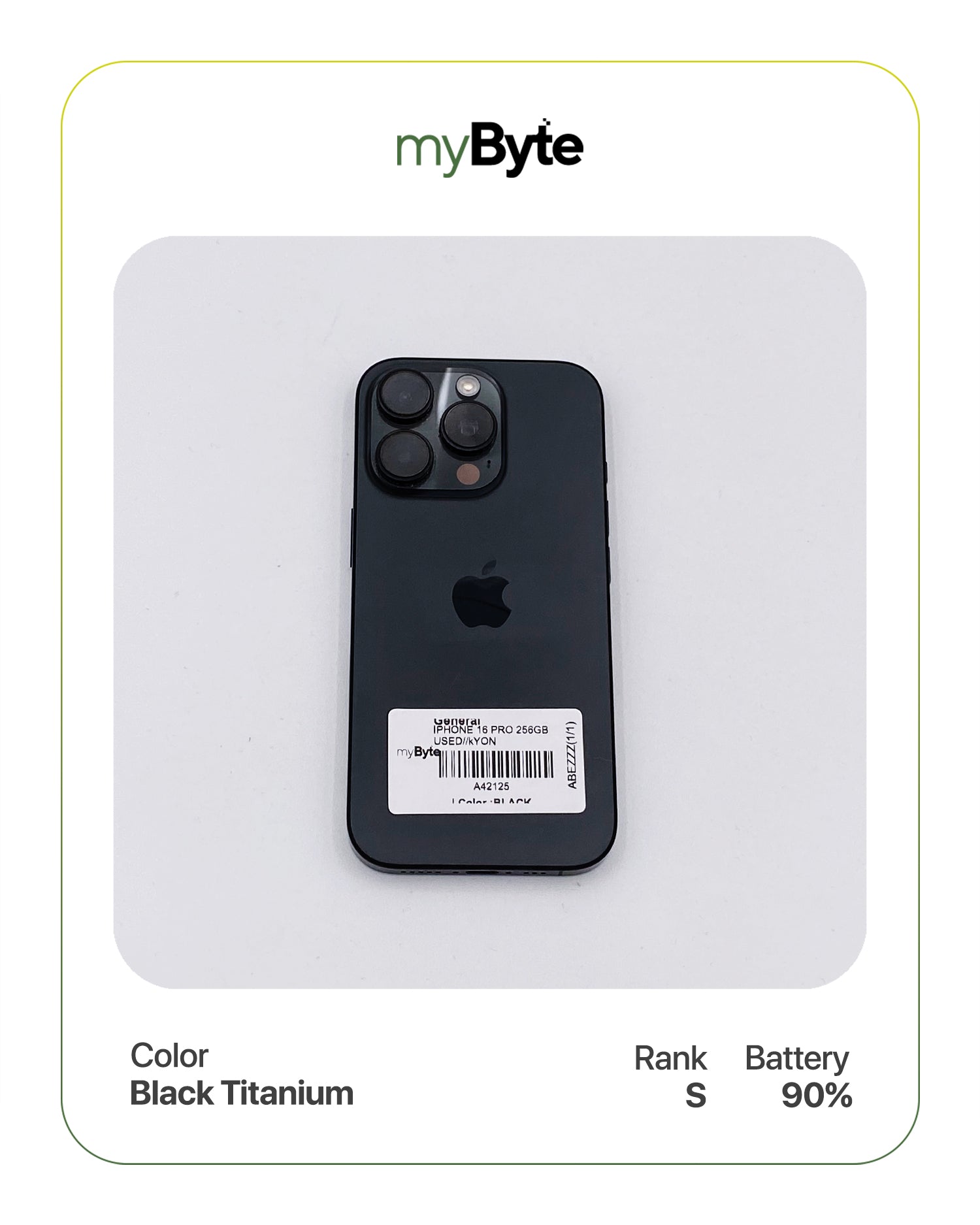 iPhone 16 Pro 5G 256GB (SIM Free) - MyByte International – myByte ...