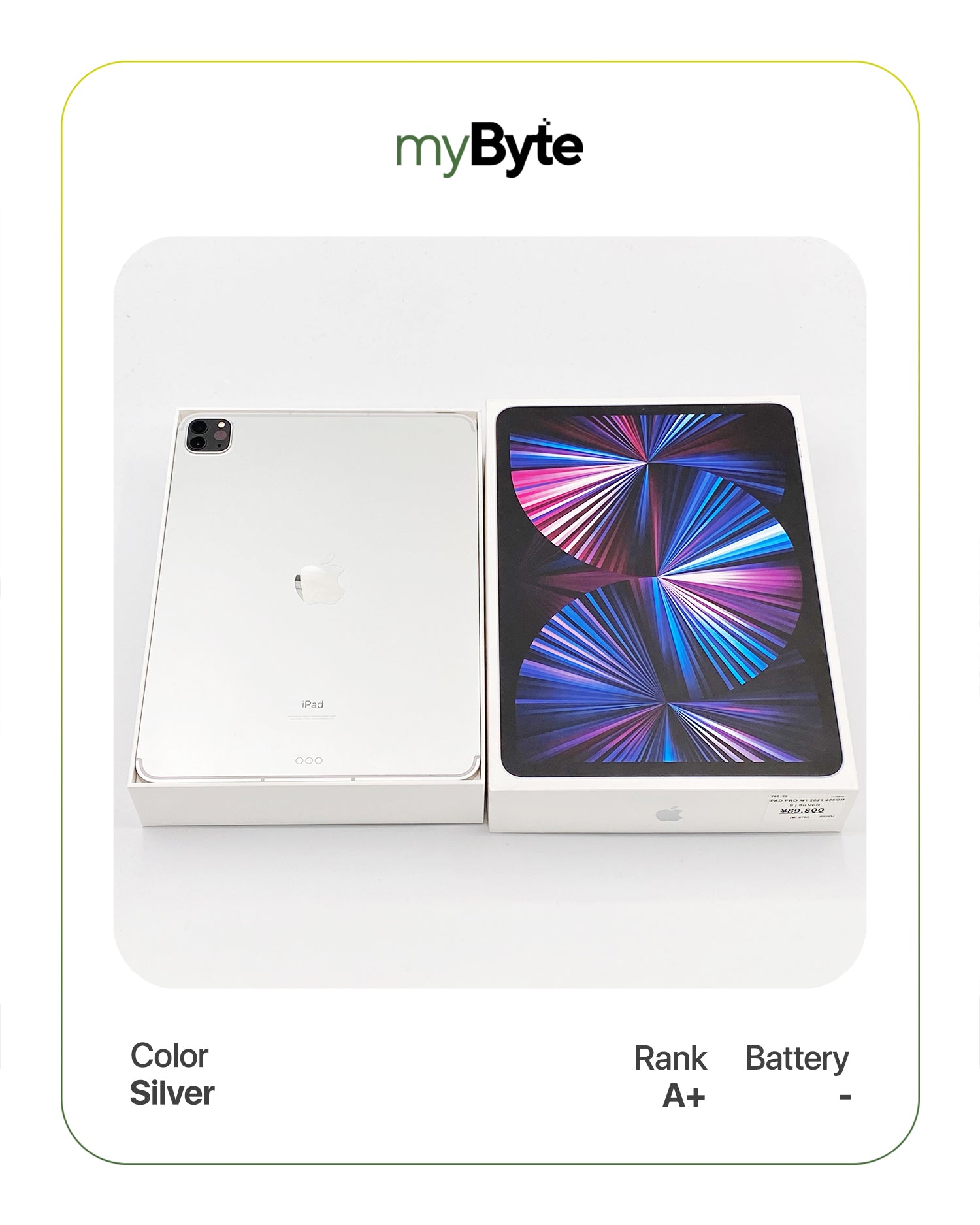 iPad Pro 3rd Gen 2021 256GB M1 Chip (Wi-Fi + Cellular) - MyByte International – myByte International