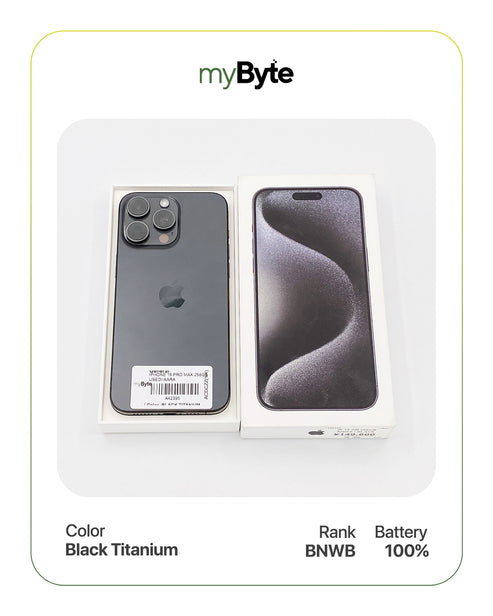 iPhone 15 Pro Max 5G 256GB (SIM Free) - MyByte International – myByte ...