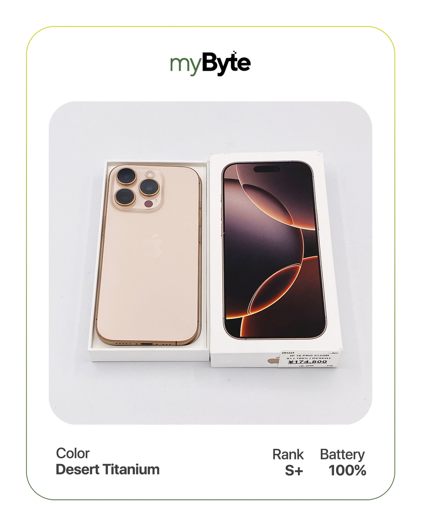 iPhone 16 Pro 5G 512GB (SIM Free) - MyByte International – myByte ...